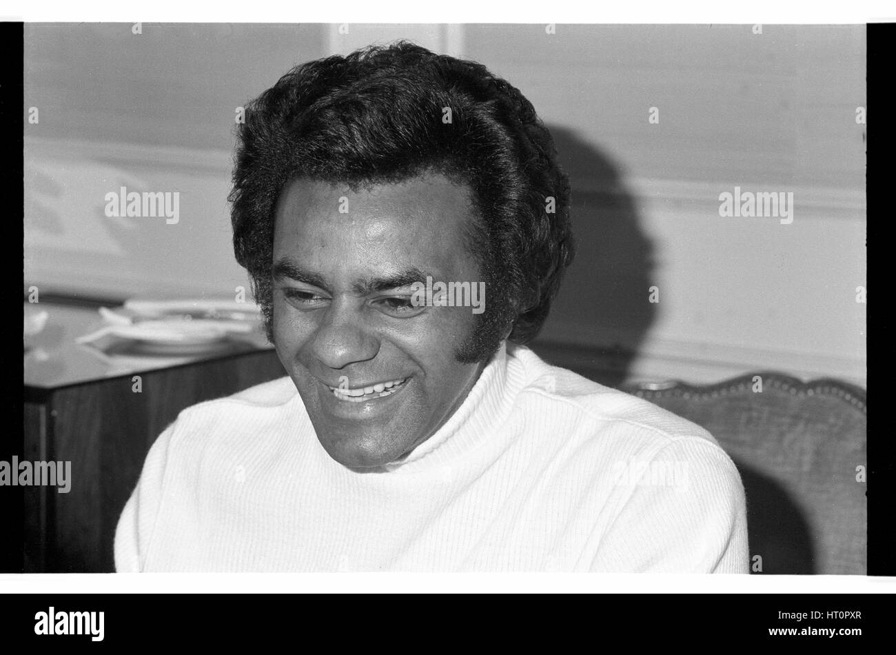 Johnny Mathis, London, 1975. Artist: Brian O'Connor Stock Photo - Alamy