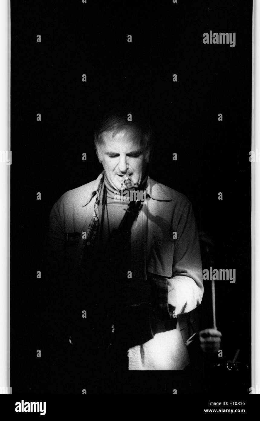 Ronnie Scott, Ronnie Scott's, 1978. Artist: Brian O'Connor Stock Photo ...