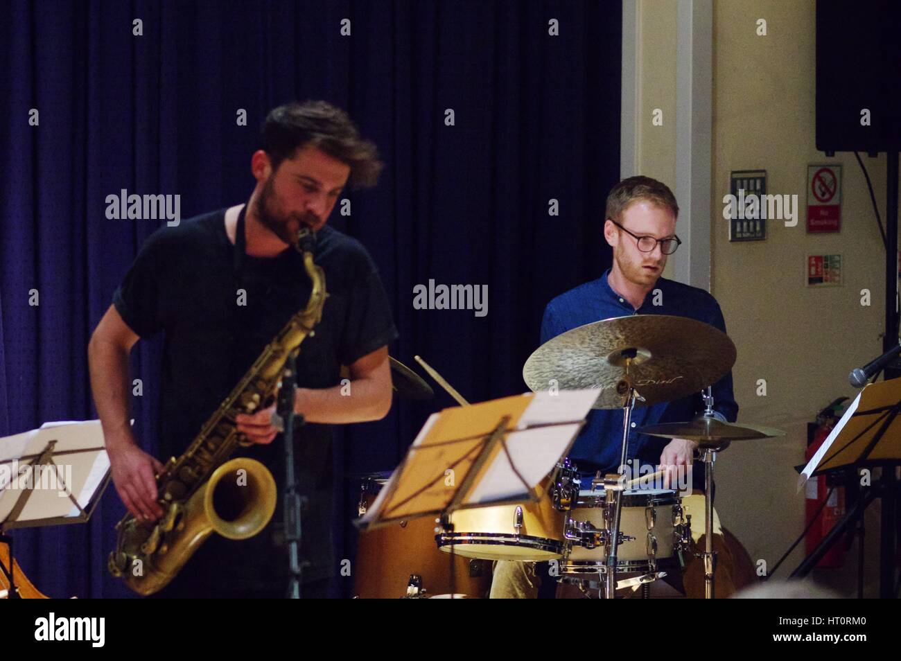 Dave Hamblett and Josh Arcoleo, Watermill Jazz Club, Dorking, Surrey ...