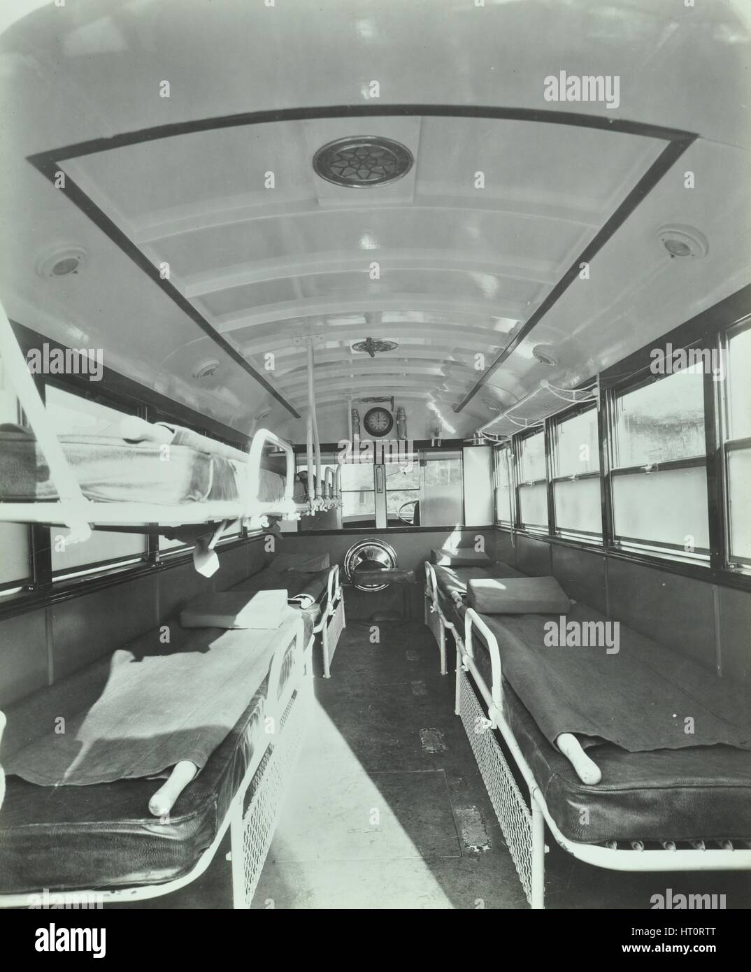 Inside of london ambulance hi-res stock photography and images - Alamy