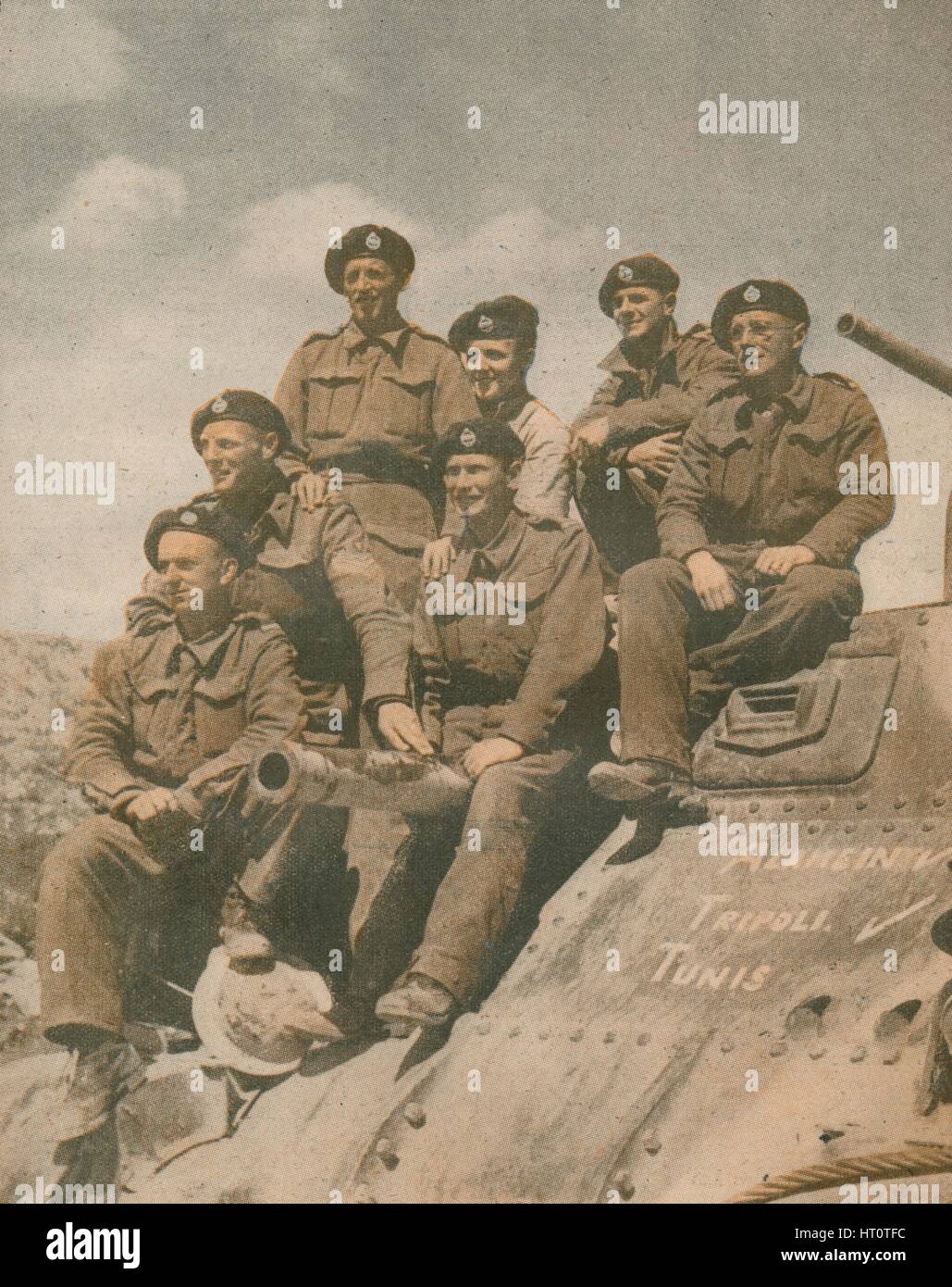 'Victors of the Mareth Line', 1943. Artist: Unknown Stock Photo - Alamy