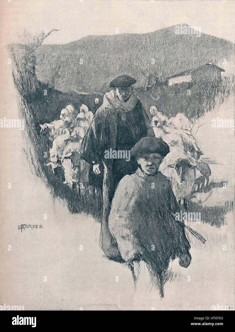 'A Shepherd of the Pyrenees', c19th century. Artist: Elizabeth Adela ...