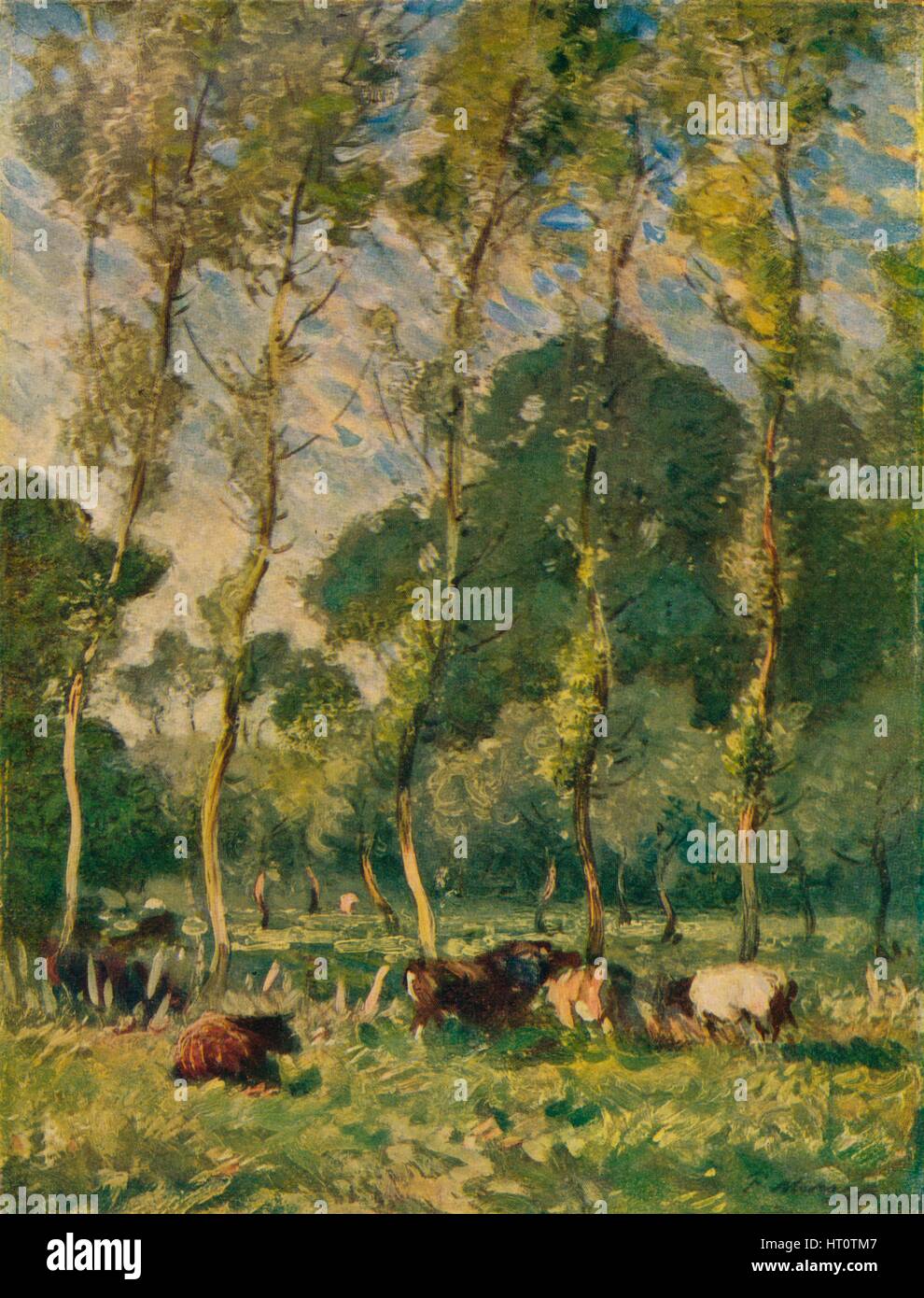 'Pastures at La Madeleine, Near Montreuil', c19th century. Artist ...