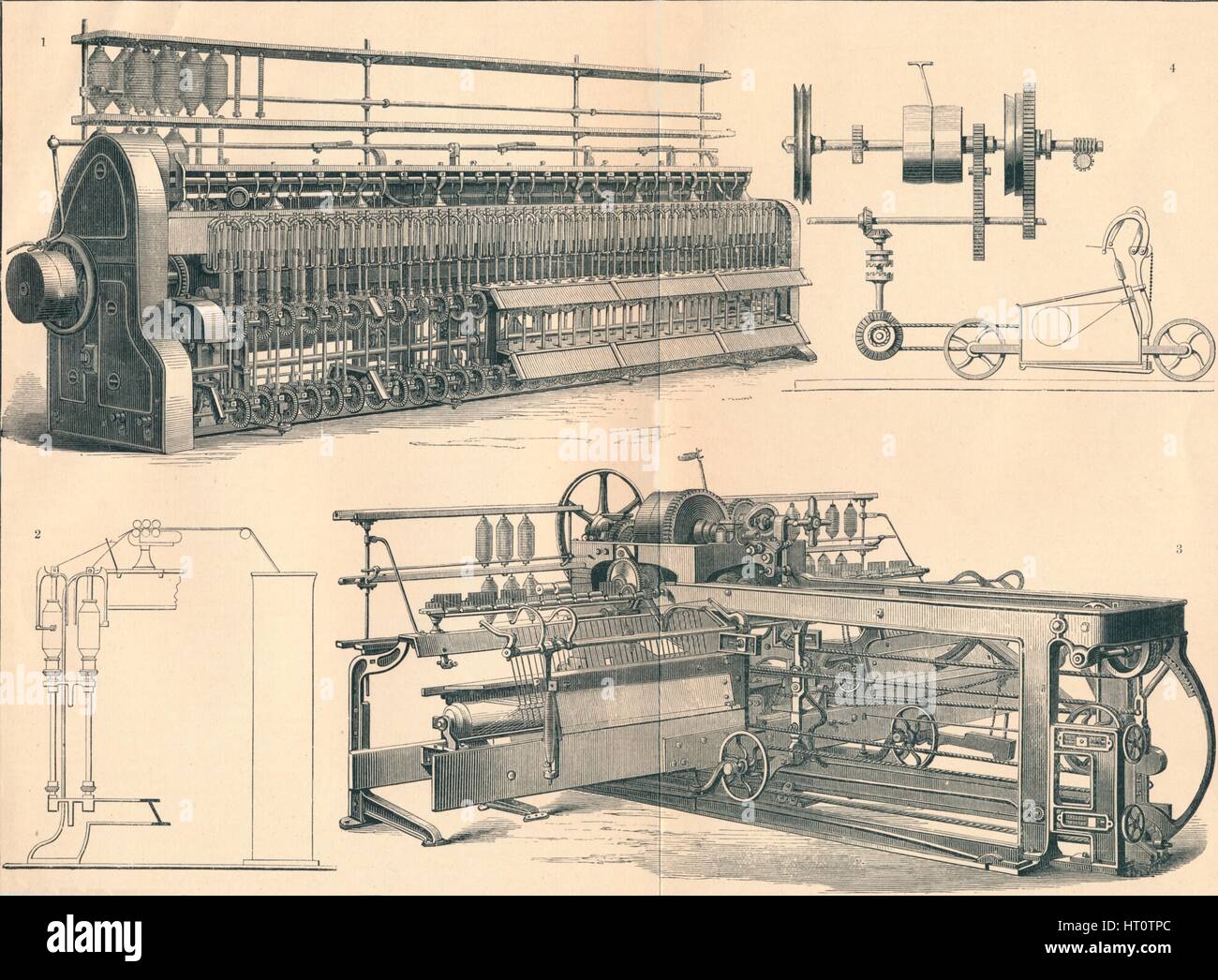 Cotton spinning machine hi-res stock photography and images - Alamy