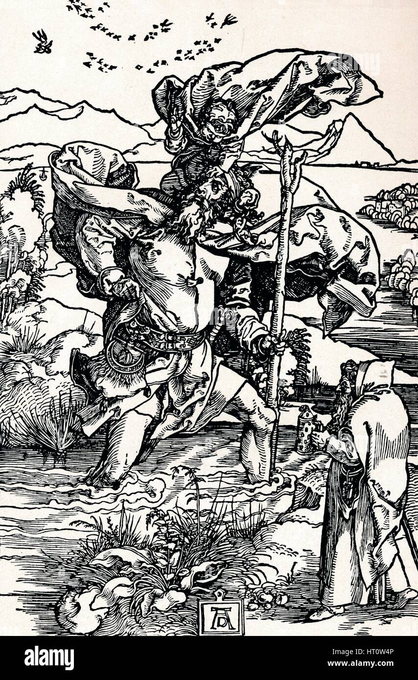 St christopher carrying jesus hi-res stock photography and images - Alamy