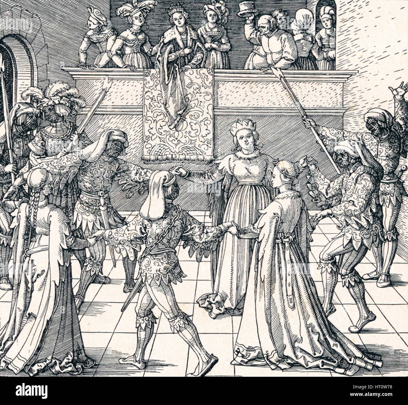 Renaissance court dance hi-res stock photography and images - Alamy