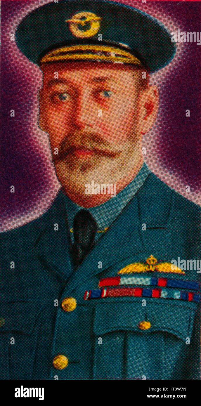 King George V in the uniform of Chief of the Royal Air Force, 1935 ...