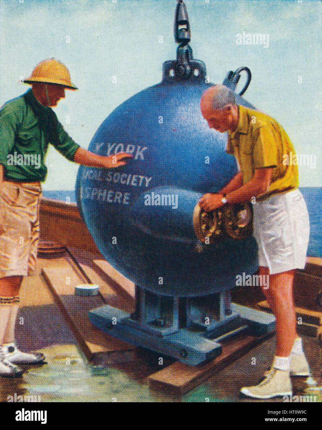 The Bathysphere, 1938. Artist: Unknown Stock Photo - Alamy