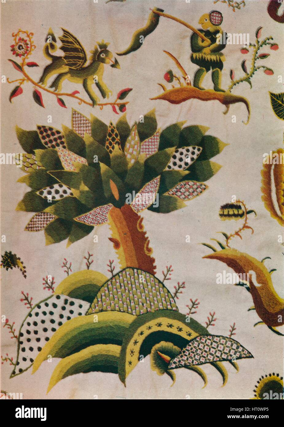 English crewel work hi-res stock photography and images - Alamy