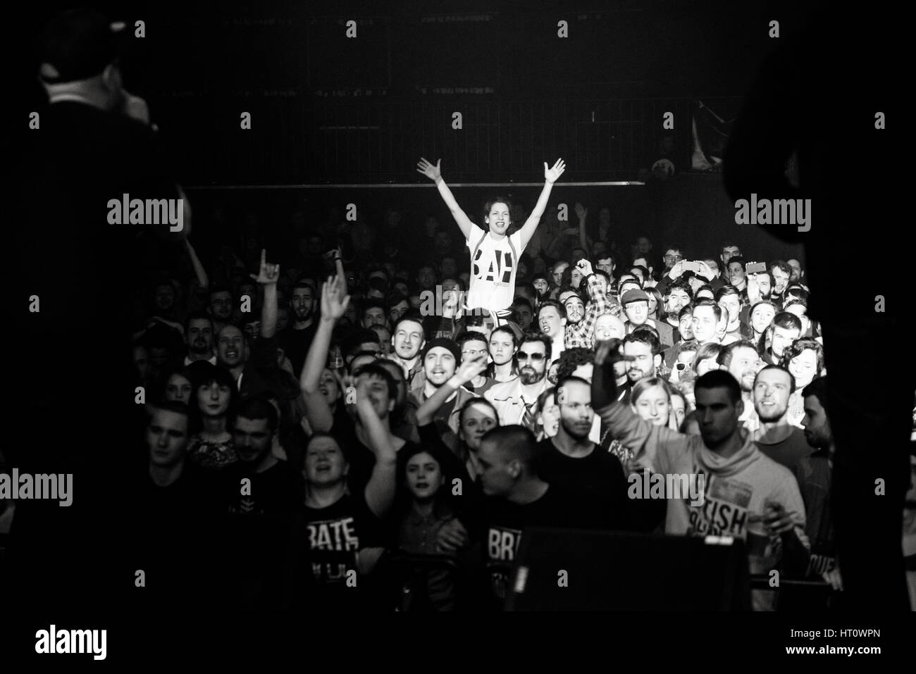 Concert fans at live performance Stock Photo - Alamy