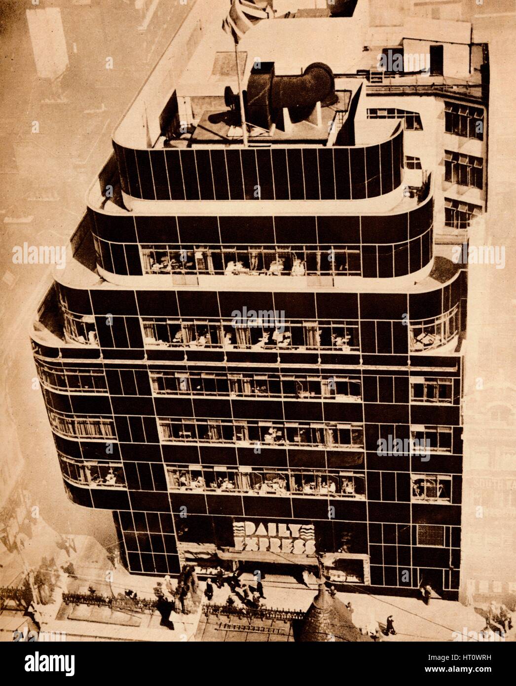 'Steel, concrete and glass, make modern buildings', 1935. Artist ...