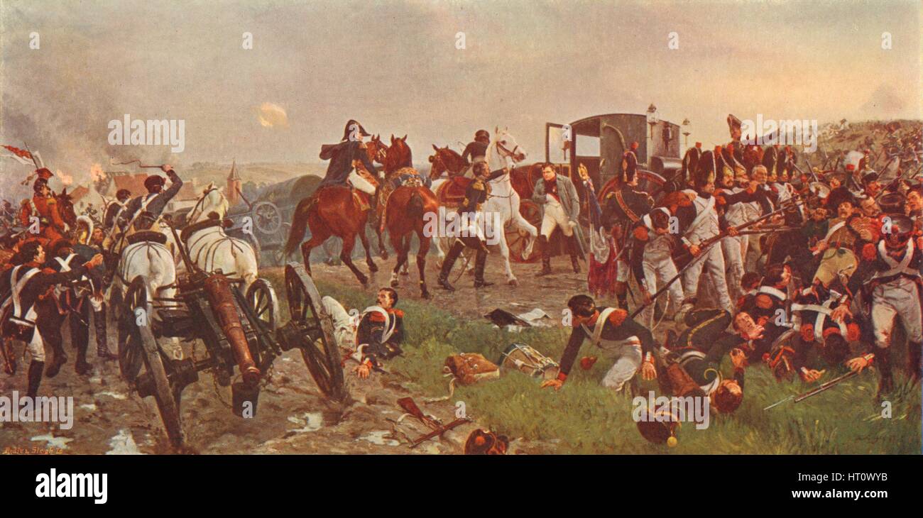 Napoleon Defeated At Waterloo