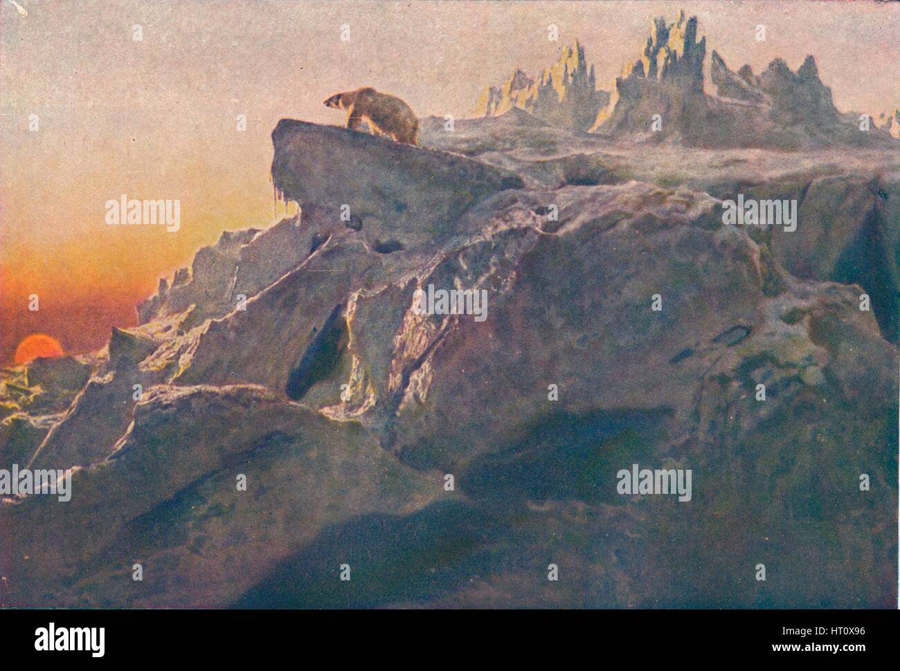 'Beyond Man's Footsteps', 1894 (1909). Artist: Briton Riviere Stock ...