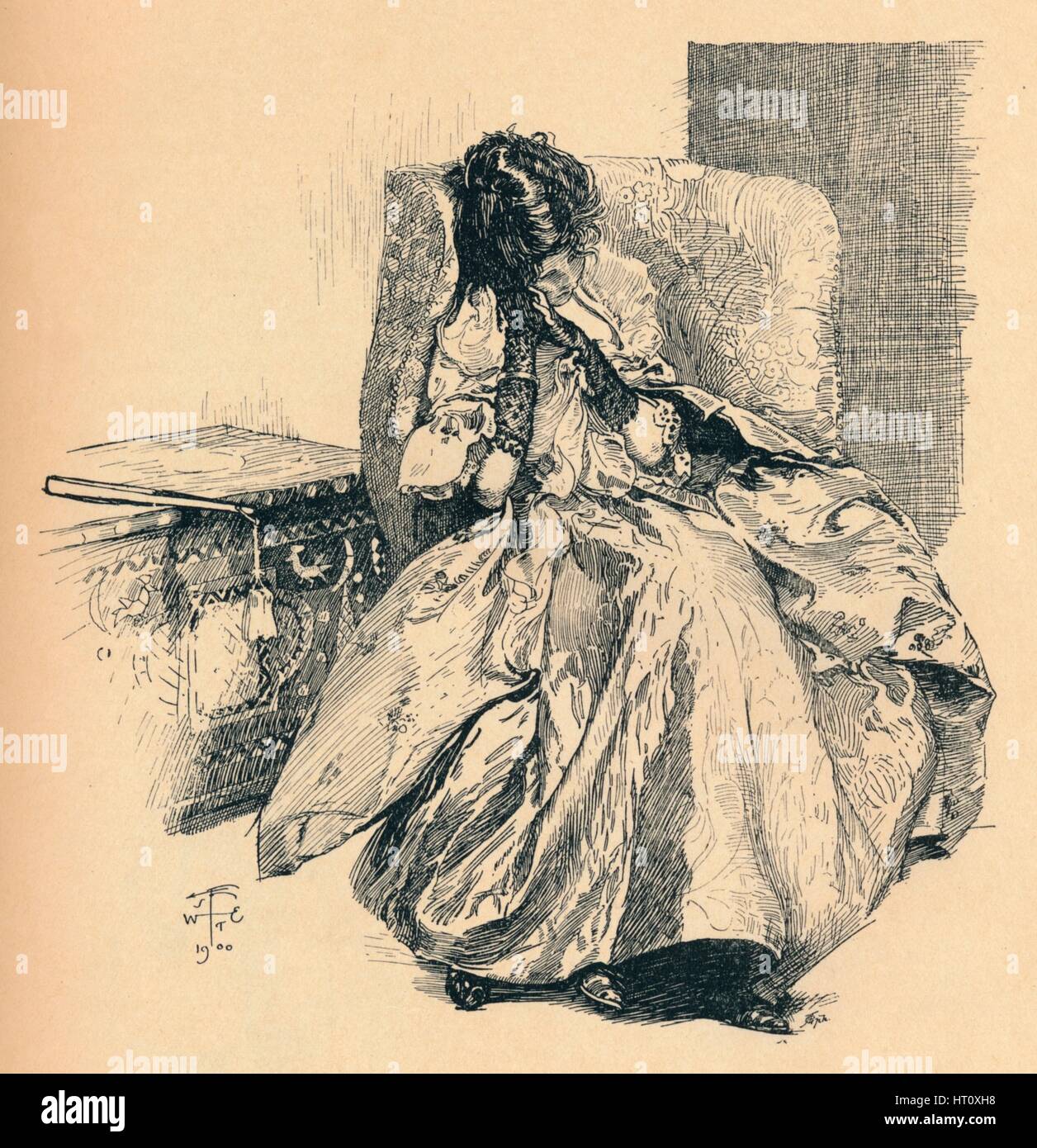 'A Reverie', c1900. Artist: Joseph Walter West Stock Photo - Alamy