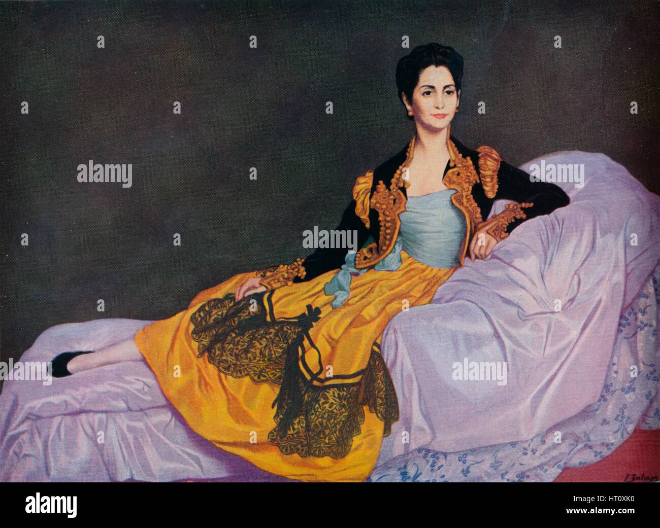 'Marquise de Merito', c1916. Artist: Ignacio Zuloaga Stock Photo - Alamy