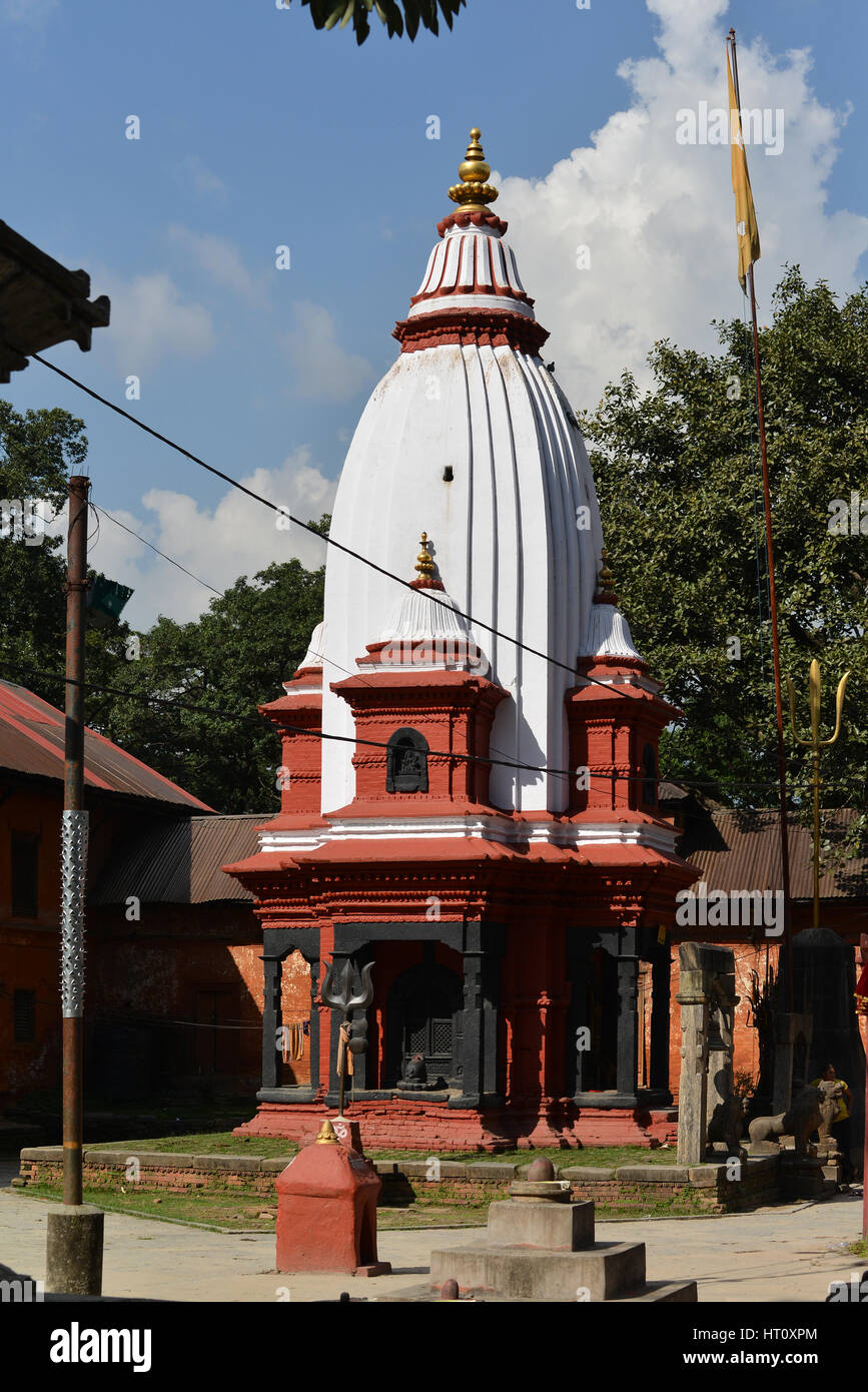 PASHUPATINATH - OCTOBER 10: Ancient Hindu temple, now collapsed after ...