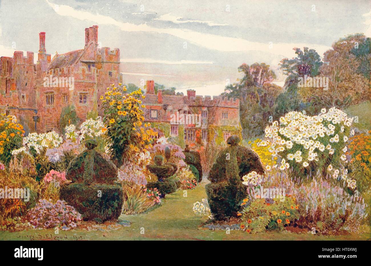 'Penshurst, Kent', 1903. Artist: George Samuel Elgood Stock Photo - Alamy
