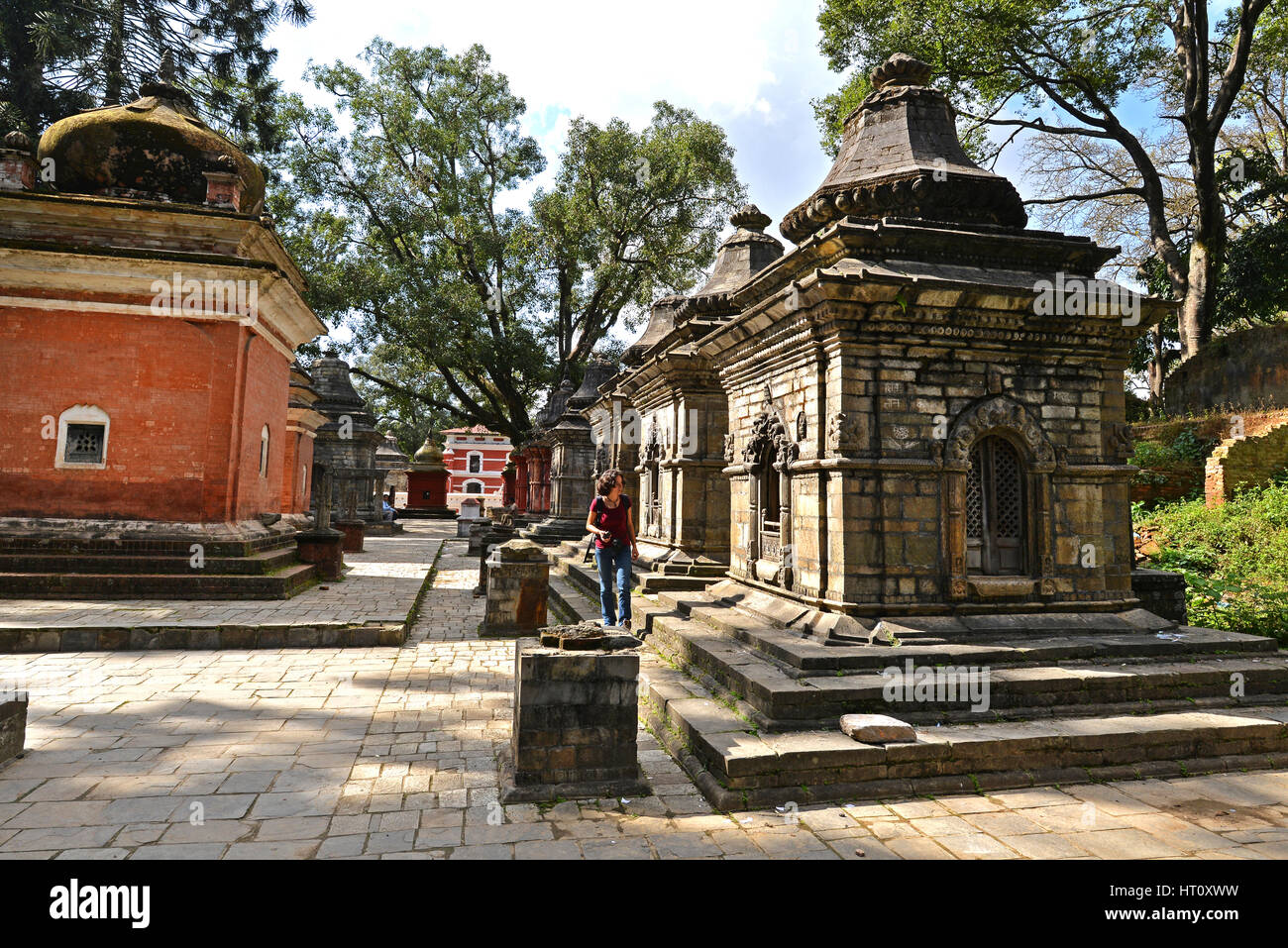 PASHUPATINATH - OCTOBER 10: Ancient Hindu temple, now collapsed after ...