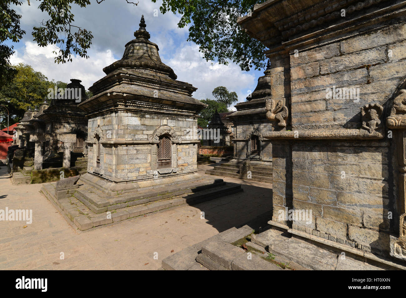 PASHUPATINATH - OCTOBER 10: Ancient Hindu temple, now collapsed after ...