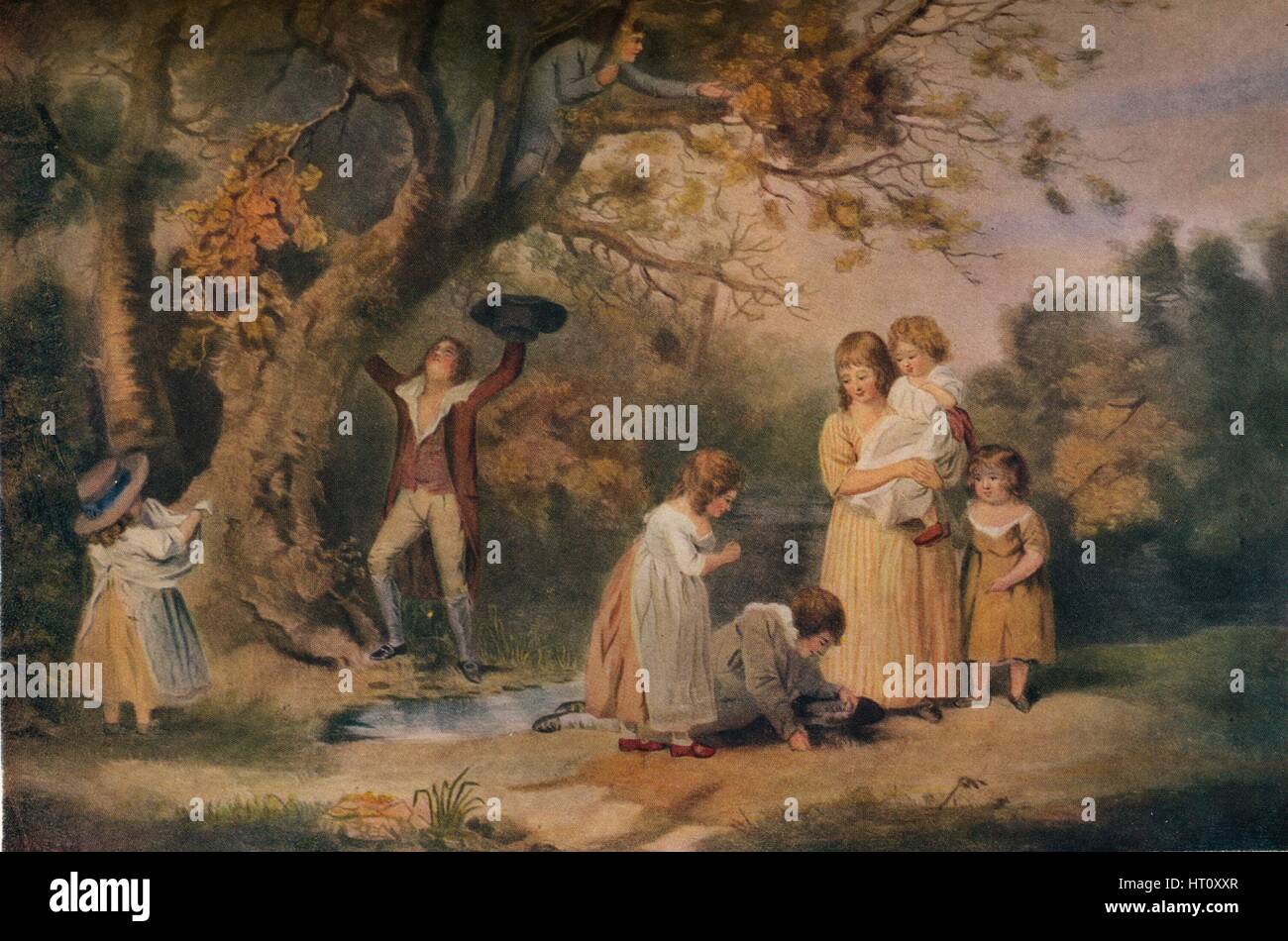 'Children Bird Nesting', 1789. Artist: William Ward Stock Photo - Alamy