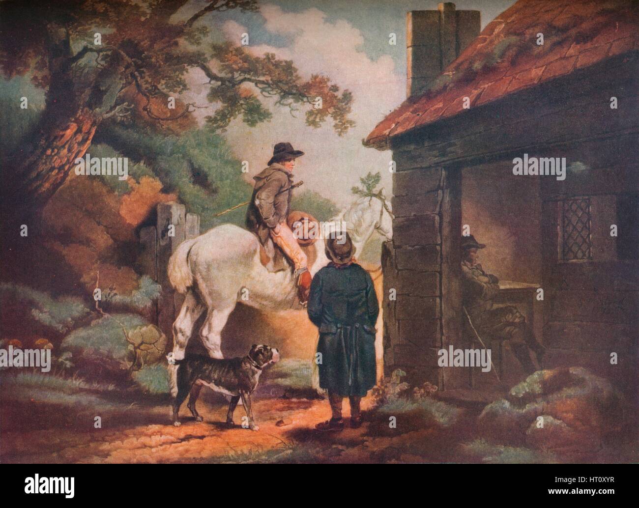 'The Turnpike Gate', c1805. Artist: William Ward Stock Photo - Alamy