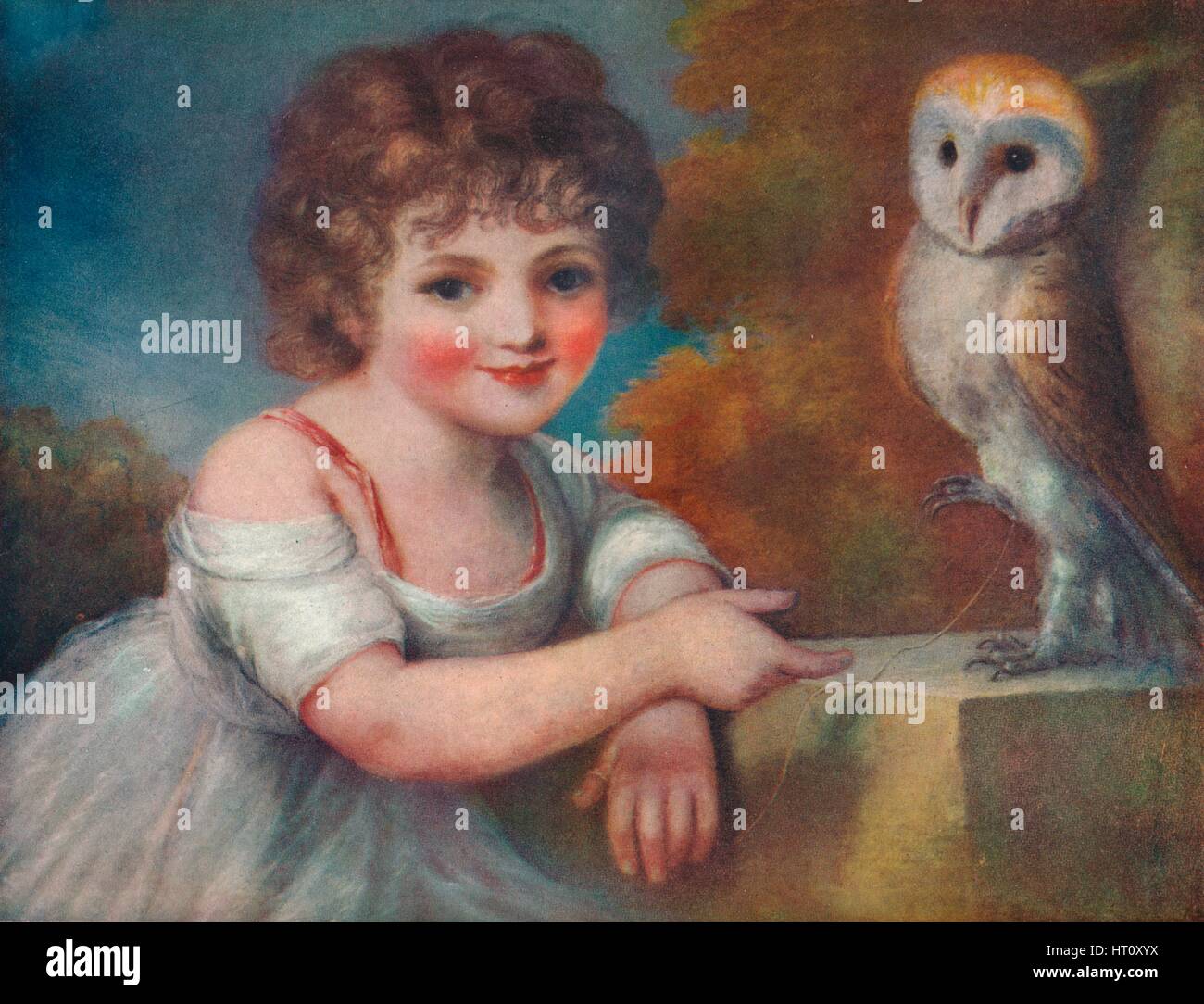 'Portrait of Master Russell', 1799. Artist: John Russell Stock Photo ...