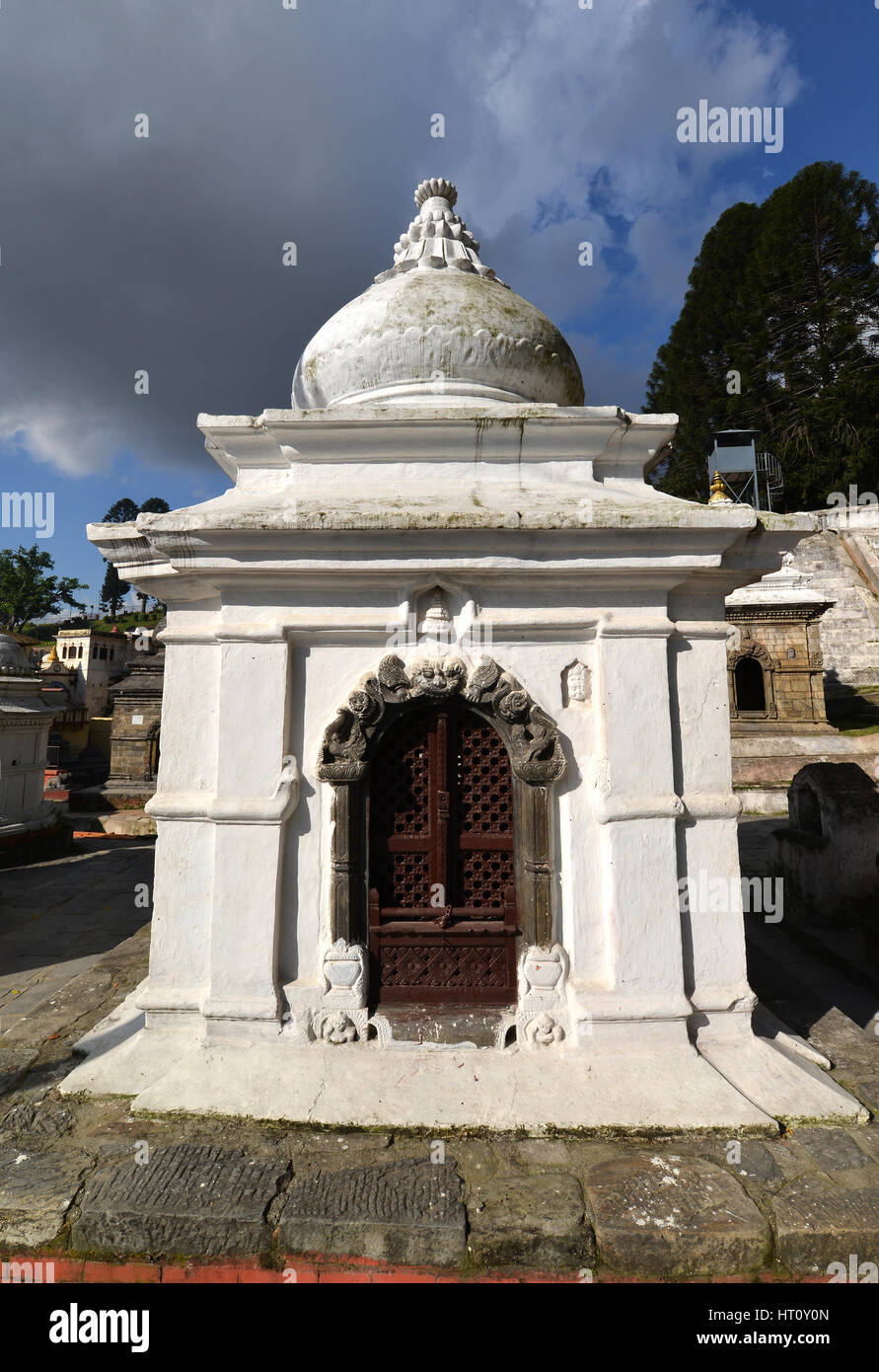 PASHUPATINATH - OCTOBER 10: Ancient Hindu temple, now collapsed after ...