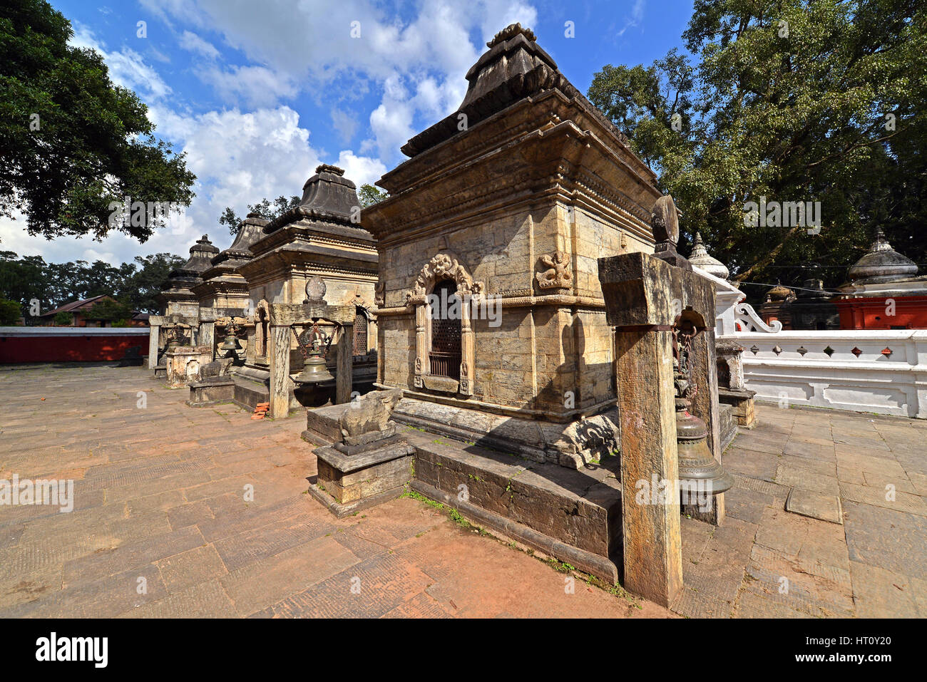 PASHUPATINATH - OCTOBER 10: Ancient Hindu temple, now collapsed after ...