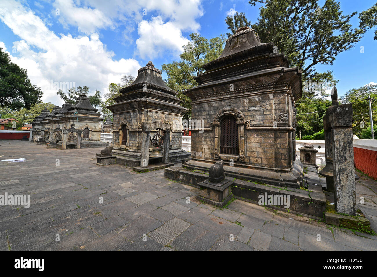 PASHUPATINATH - OCTOBER 10: Ancient Hindu temple, now collapsed after ...