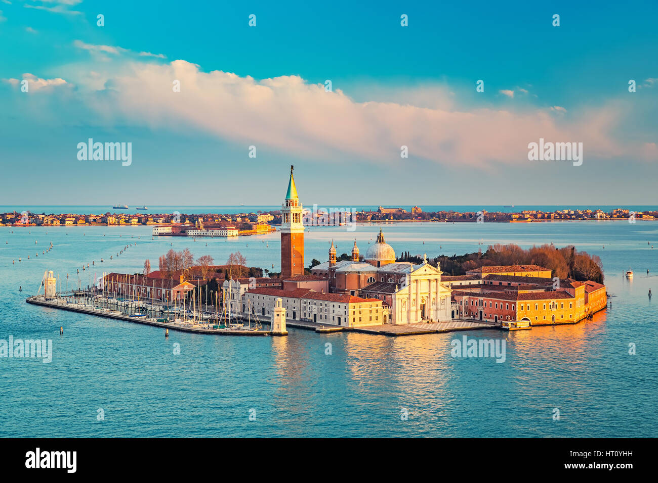 San Giorgio Maggiore island, Venice Stock Photo - Alamy