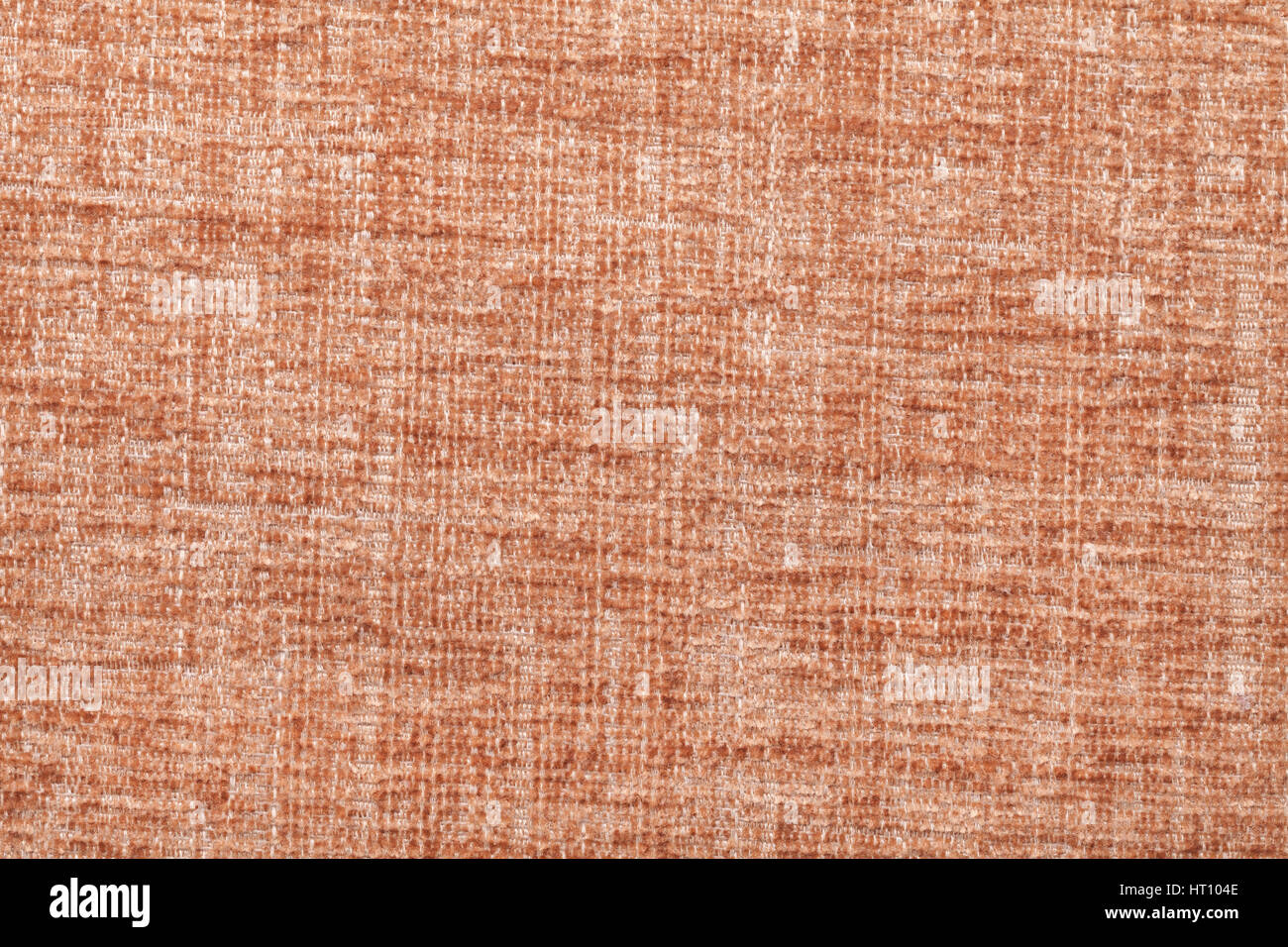 Dark orange fluffy background of soft, fleecy cloth. Texture of textile ...