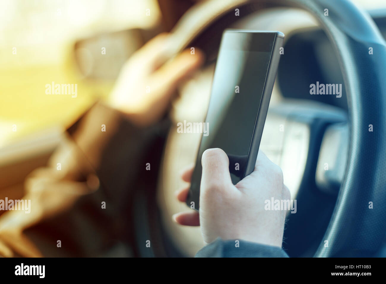 Unsafe driving behaviour hi-res stock photography and images - Alamy