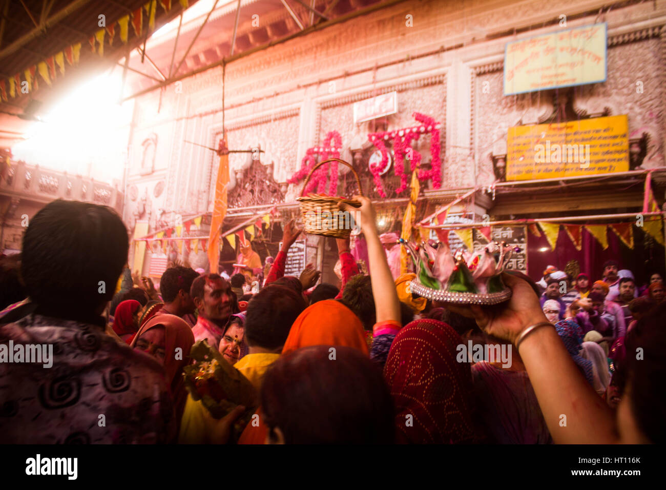 Residents of Barsana near Mathura in Uttar Pradesh celebrated 'Laddoo ...