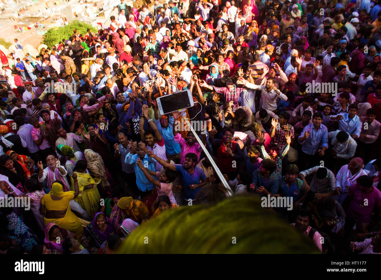 Residents of Barsana near Mathura in Uttar Pradesh celebrated 'Laddoo ...