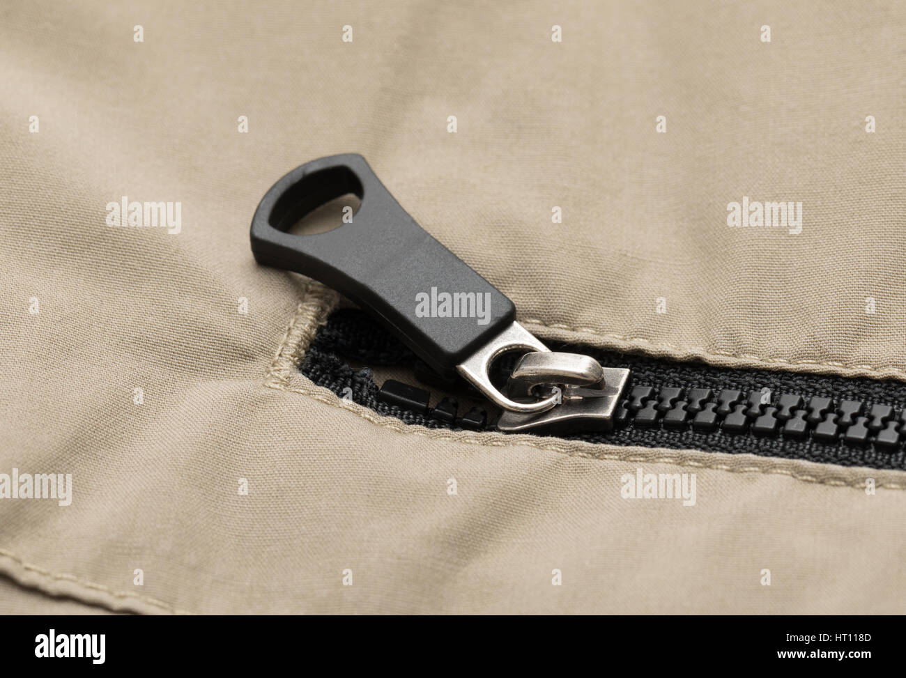 Close Shot Zip Teeth High Resolution Stock Photography and Images - Alamy