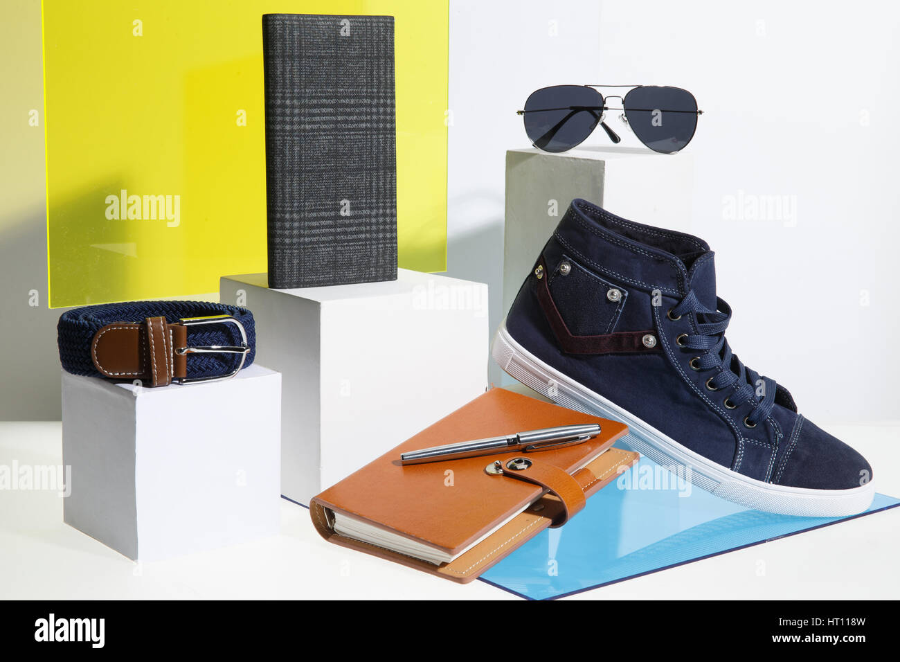 Male personal items Stock Photo - Alamy