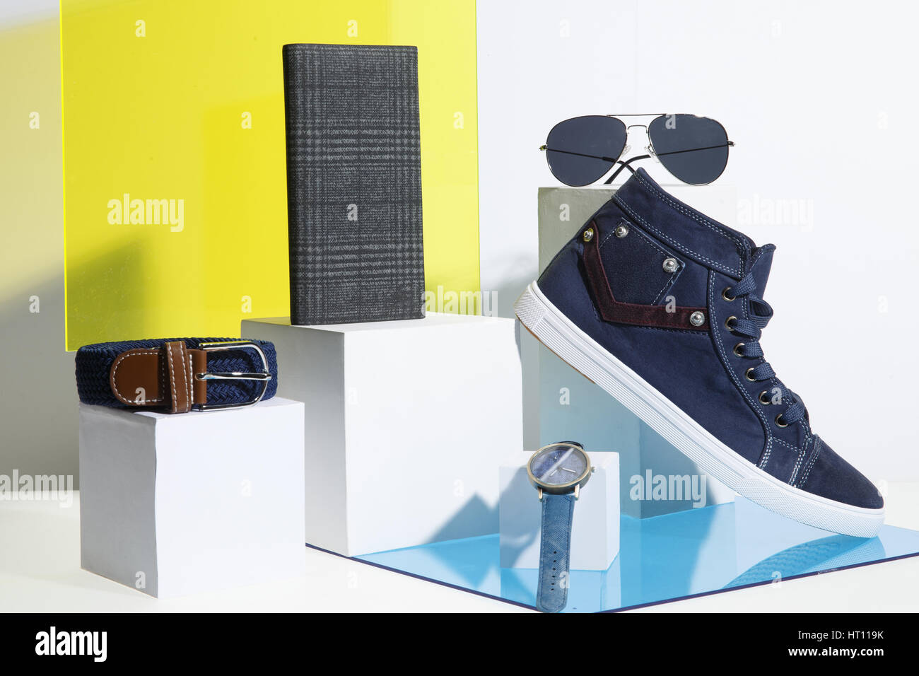 Male personal items Stock Photo - Alamy