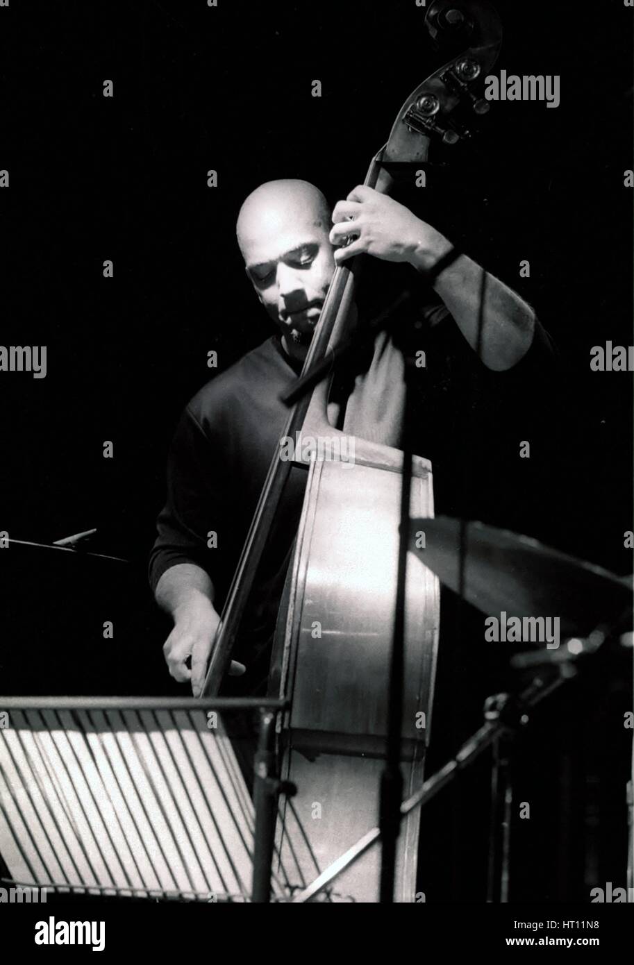Eric Revis, Ronnie Scott's, London, 2011. Artist: Brian O'Connor Stock ...
