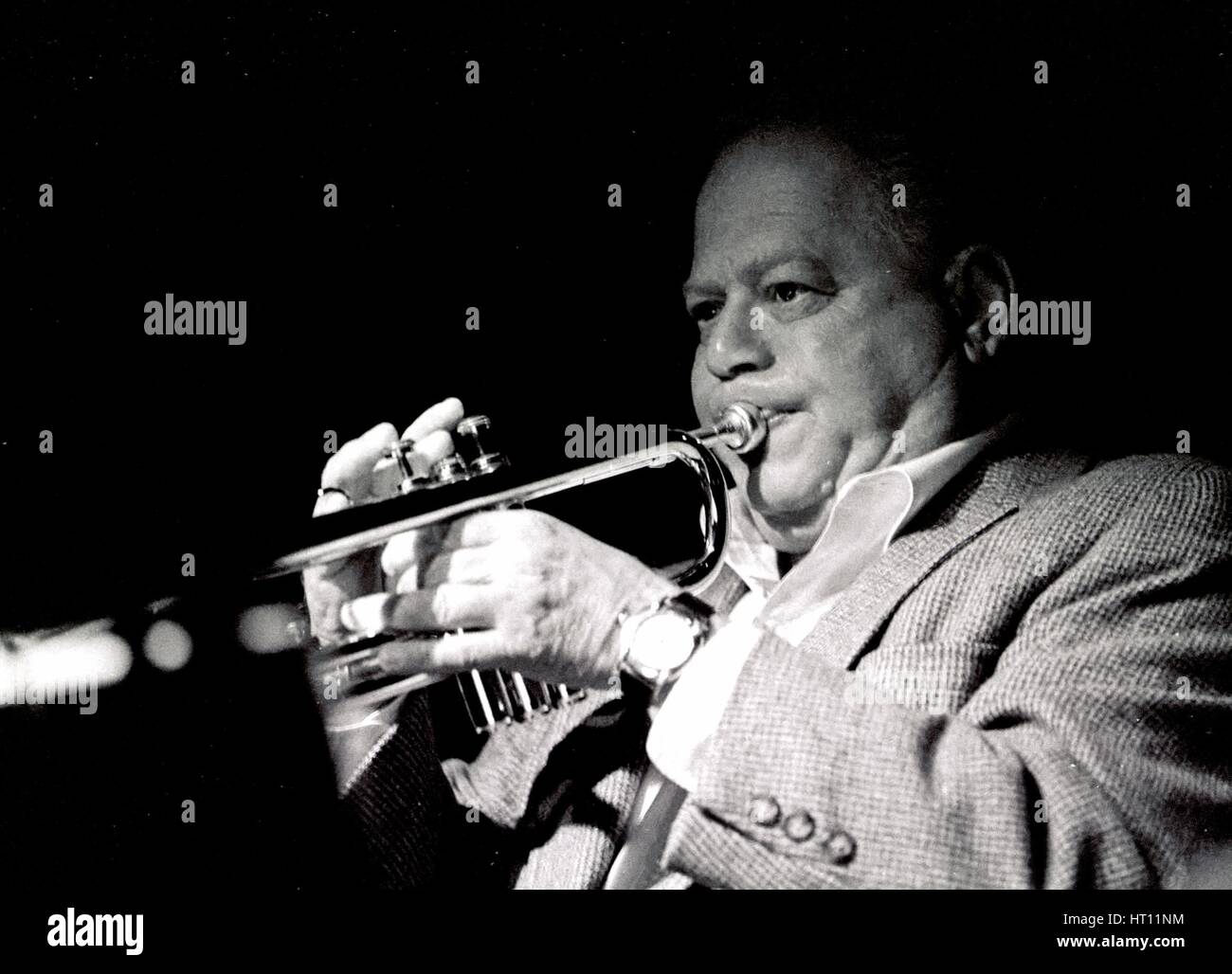 Red Rodney, Ronnie Scott's, London, 1992. Artist: Brian O'Connor Stock ...