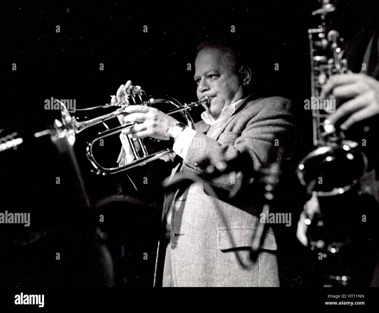 Red Rodney, Ronnie Scott's, London, 1992. Artist: Brian O'Connor Stock ...