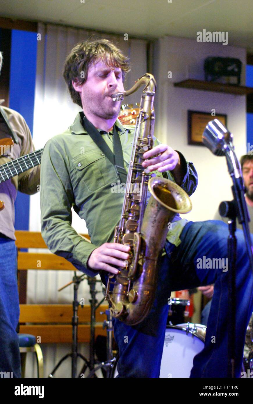 Ben Castle, saxophonist, Jazz Hastings, East Sussex. Artist: Brian O ...