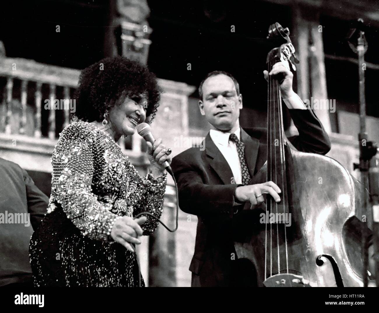 Alec Dankworth and Cleo Laine, The Globe, London, 2000. Artist: Brian O ...