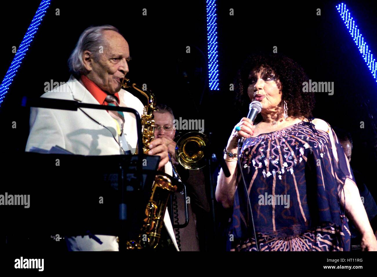 John Dankworth and Cleo Laine, Brecon Jazz Festival, Powys, Wales ...