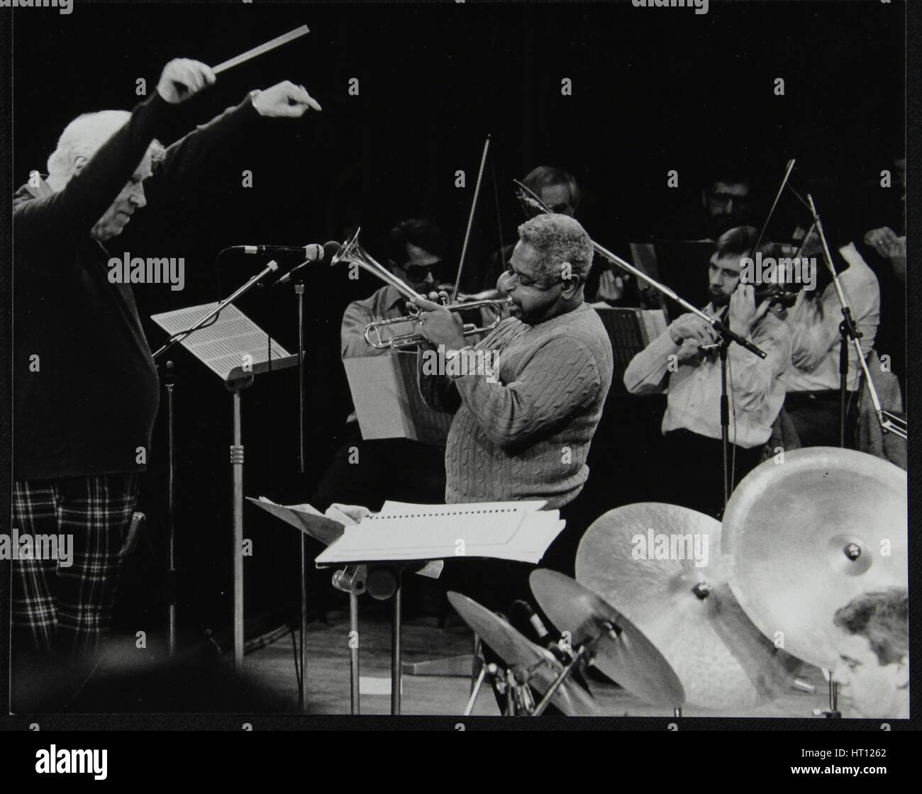 Dizzy Gillespie playing with the Royal Philharmonic Orchestra, Royal ...