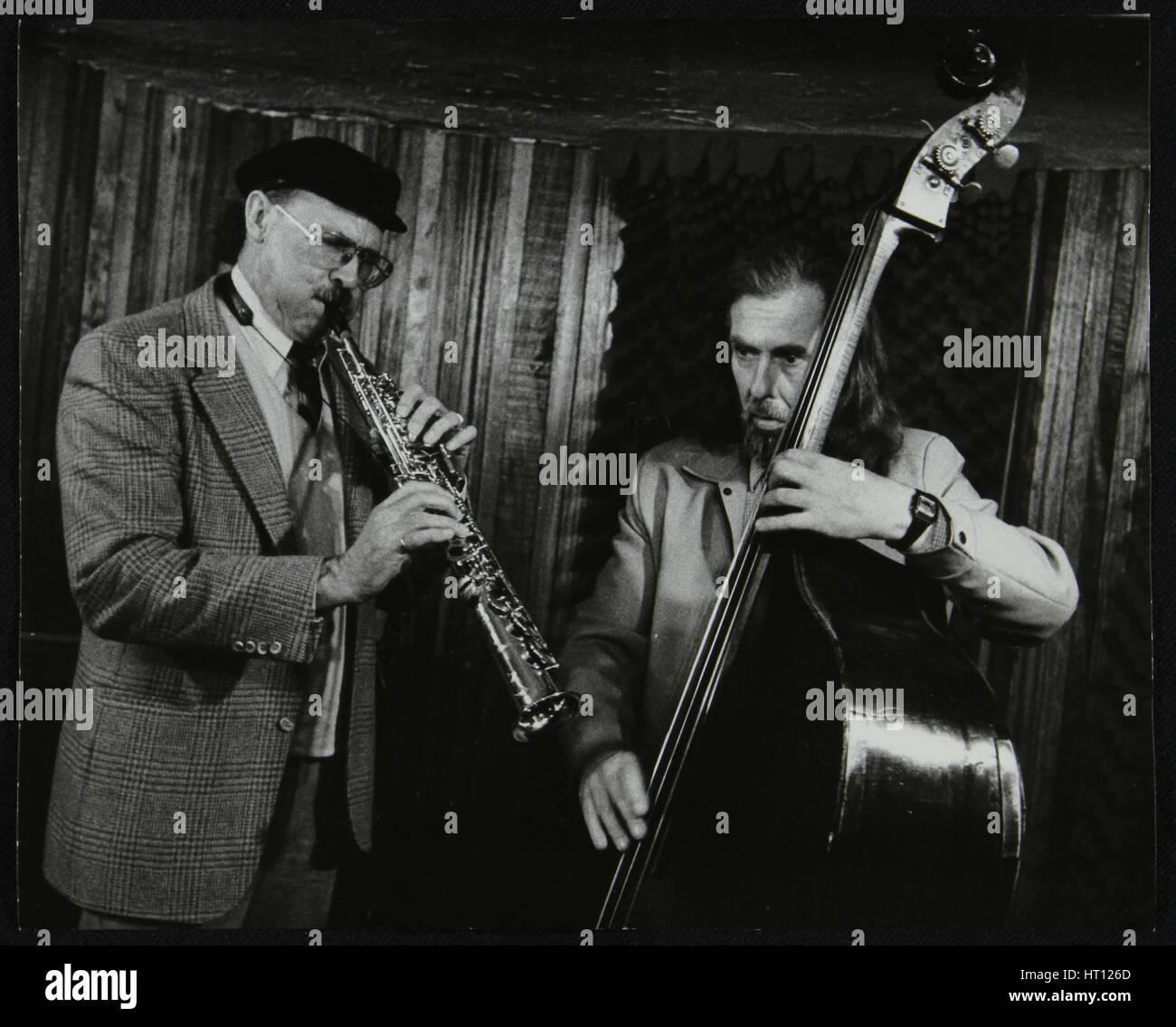 Don Lanphere and Peter Ind playing at The Bass Clef, London, May 1985 ...