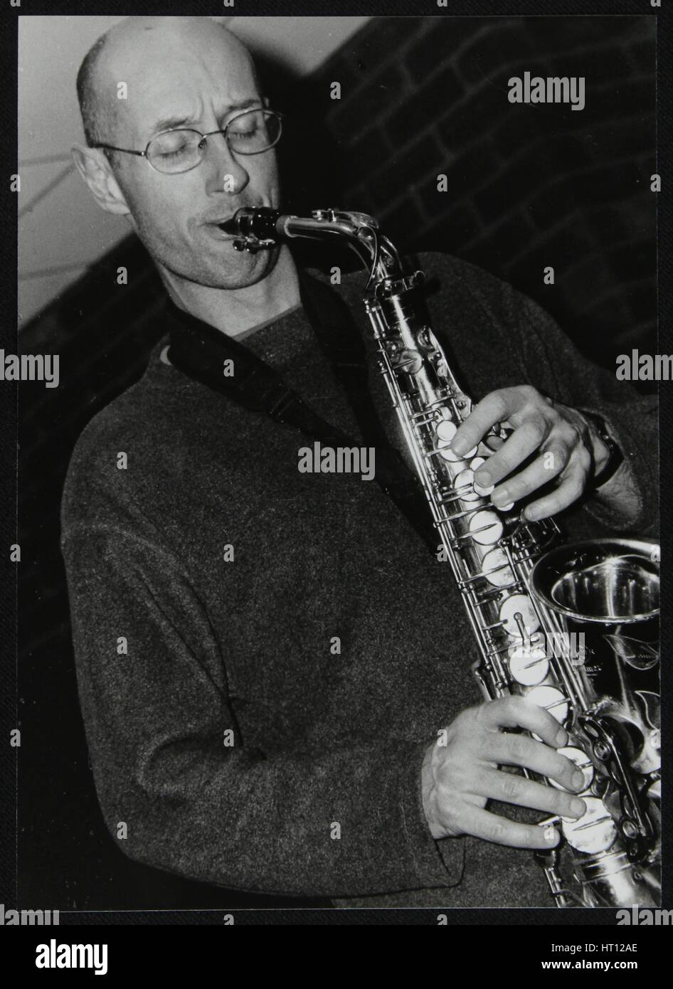Alto saxophonist Martin Speake playing at The Fairway, Welwyn Garden ...