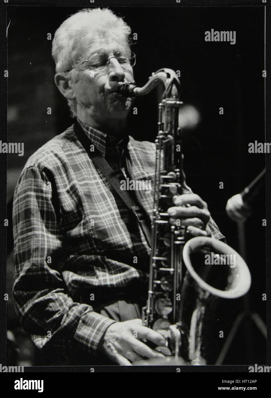 Phil Day playing tenor saxophone at The Fairway, Welwyn Garden City ...