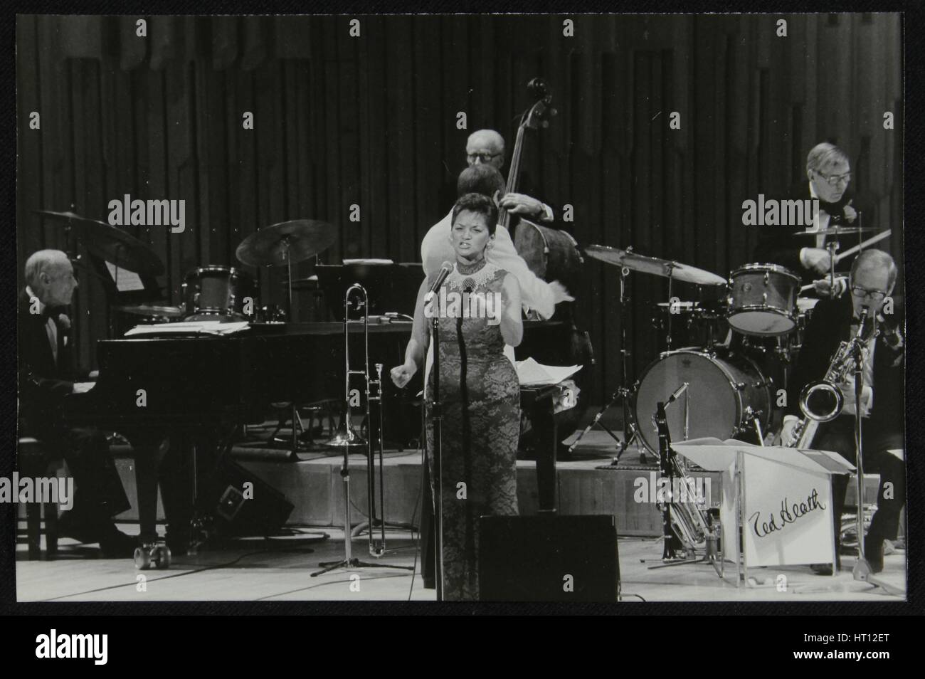 The Ted Heath Orchestra performing live, London, 1985. Artist: Denis ...