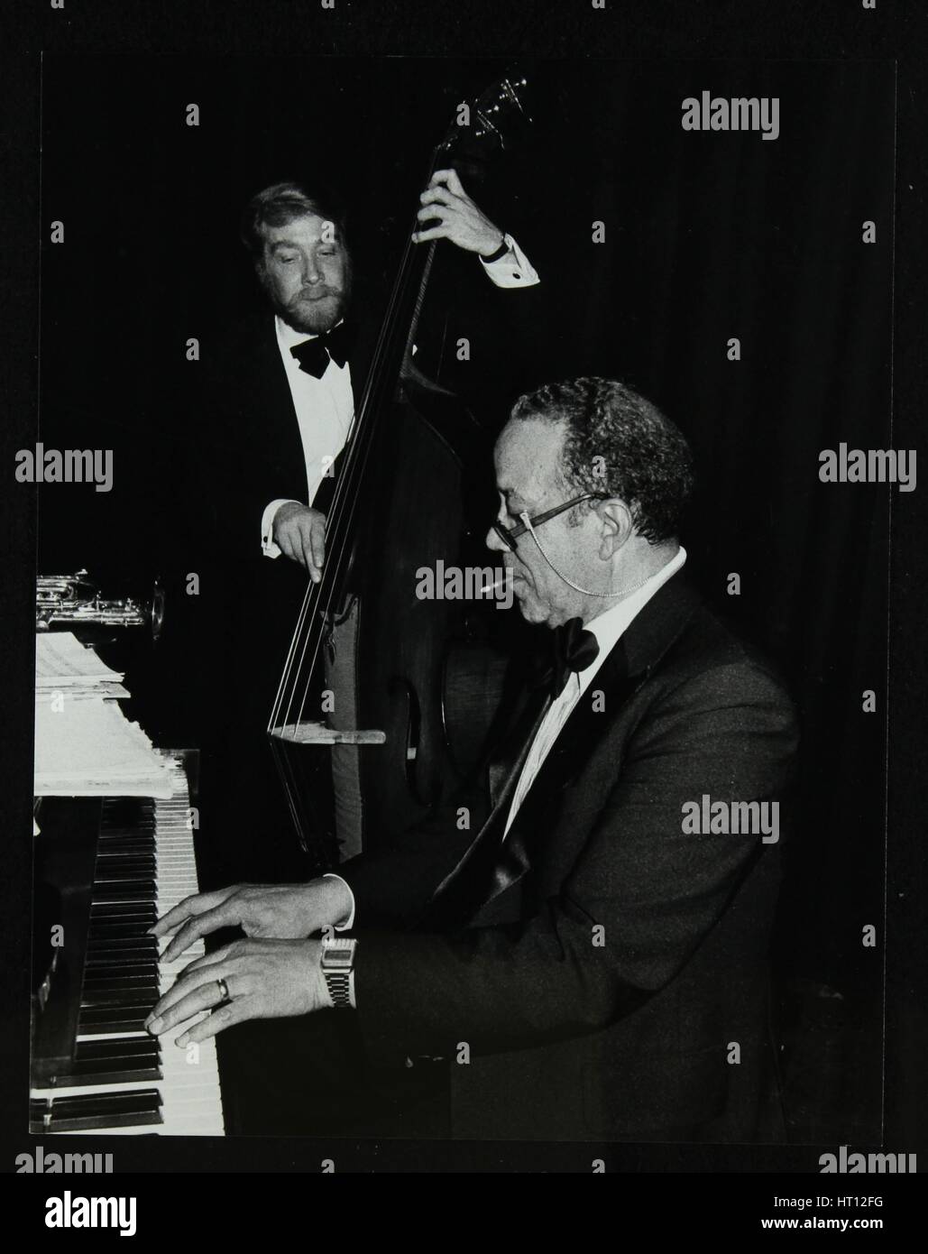 Len Skeat (bass) and Bobby Tucker (piano) playing at the Forum Theatre ...