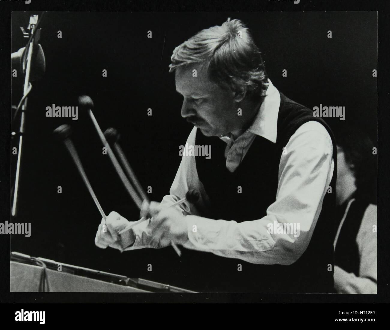 Vibraphonist Gary Burton playing at the Forum Theatre, Hatfield ...